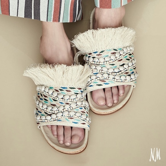 Chloe | Shoes | Chloe Sandals Slide Fringe Mules Nolan Eu 35 Us 5 ...